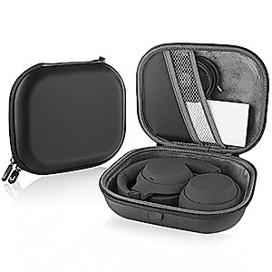 Linkidea Headphones Carrying Case Compatible with Sony WH-1000XM4, WH-1000XM3, WH1000XM2, WH-XB900N, MDR-1000X Case, Protective Hard Shell Travel Bag with Cable, Charger Storage (Black)