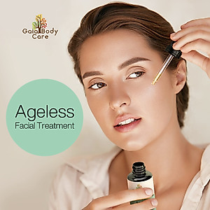 Gaia Body Care 5% Bakuchiol Oil Organic - (1ounce) - Anti Aging, Antiwrinkle, Reduces Fine Lines, Smooths Skin, Hydrates - Plant Based Bakuchiol Serum - Best Retinol Alternative Facial Oil (Rose)