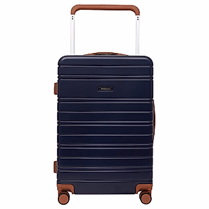 Travelers Club 2PC Navigate Luggage Set, Navy Blue, 20" Carry-On