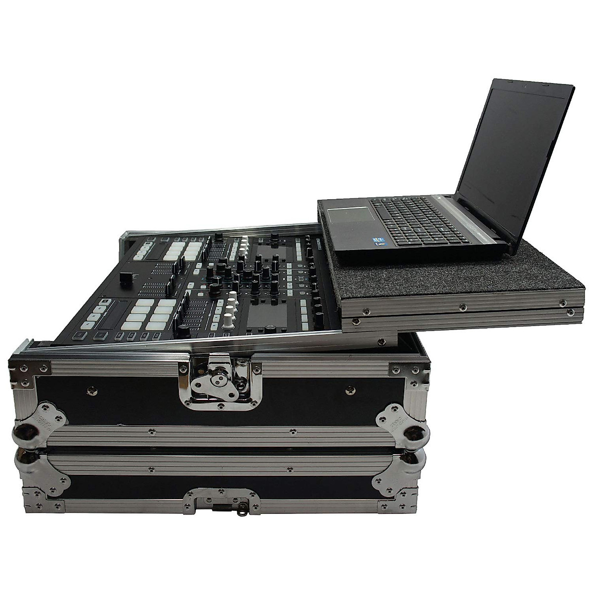 Harmony Audio HCTKS8LT Flight Glide Laptop Stand Custom Case Compatible with Traktor Kontrol S8