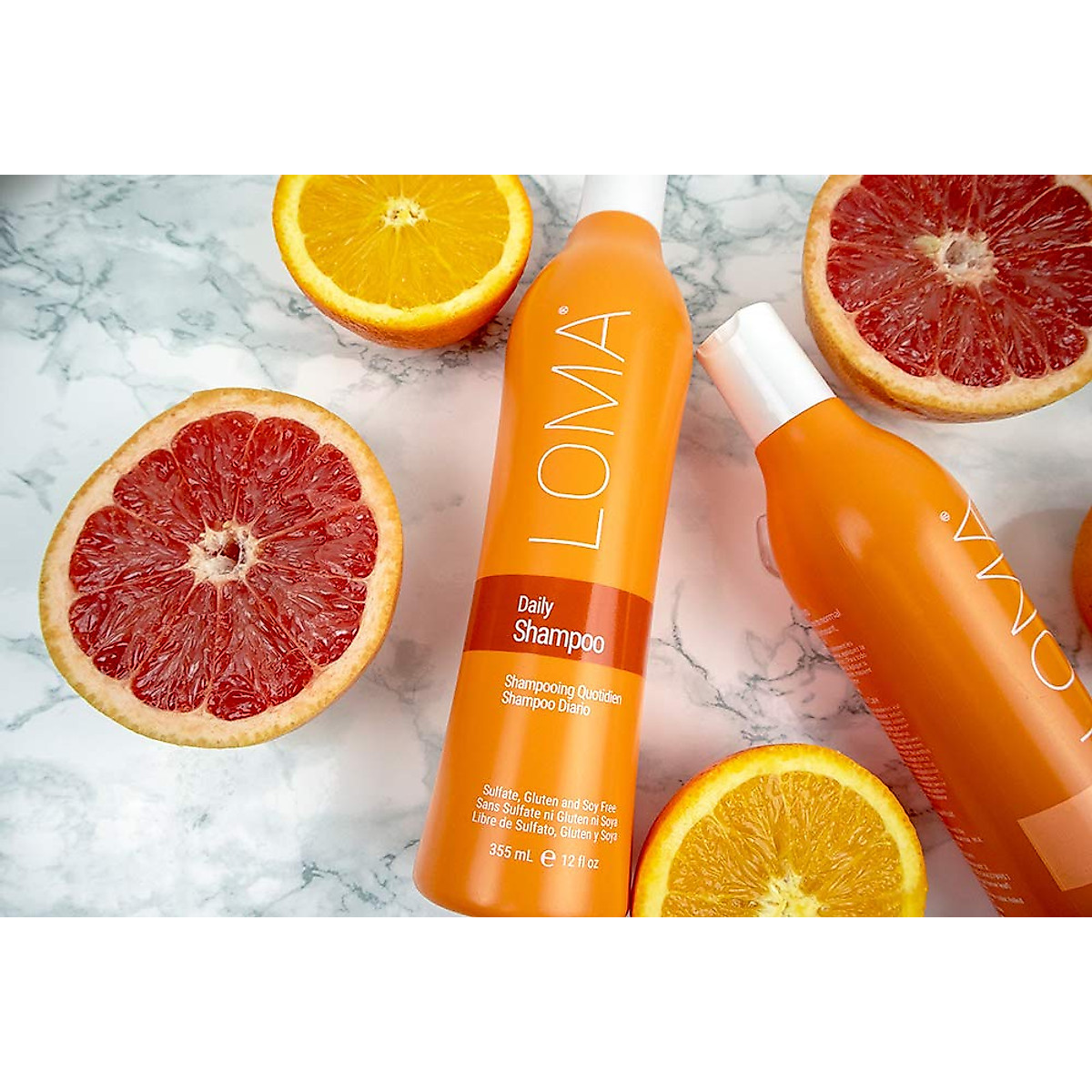 LOMA Daily Shampoo (clear formula) and Daily Conditioner (DUO PACK) 12 Ounce Each