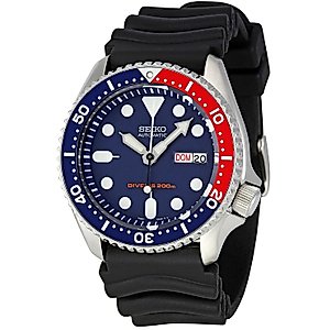 Seiko Men's SKX009K1 Blue Dial Divers Watch