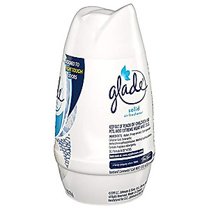 Glade Solid Air Freshener, Deodorizer for Home and Bathroom, Clean Linen, 6 Oz