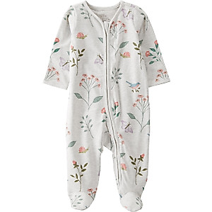 little planet by carter's unisex-baby Sleep and Play made with Organic Cotton, Endangered Species, 9 Months