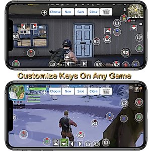 Megadream Mobile Game Controller for Android, Wireless Key Mapping Joystick Gamepad for Call of Duty & PUBG Mobile & More, Compatible for Samsung Galaxy LG HTC Other Phone Tablet, Not for iOS