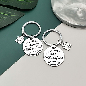 Vadaka for 2024 New Home Keychain Gift Housewarming Gift Realtor Closing Gift for New Homeowners First Home Gift New Neighbor Gift New House Keychain Keyring for New Home Owners