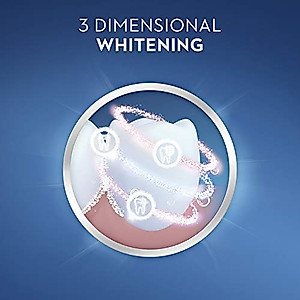 Crest White Intense Whitening Toothpaste, Luminous Mint, Pack of 4