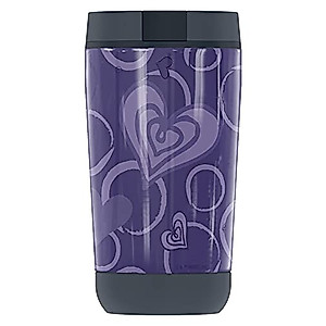 THERMOS Looney Tunes Tweety Heart Pattern GUARDIAN COLLECTION Stainless Steel Travel Tumbler, Vacuum insulated & Double Wall, 12 oz.