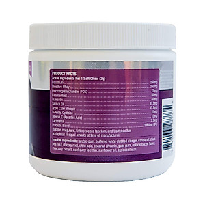 RestoraPet Allergy, Itch & Immune Soft Chews - Natural Supplement for Dogs - Support Immunity, Soothe Skin Irritation, Improve Coat Quality – with Lactoferrin, Colostrum & Omega 3-60 Bacon Chewables