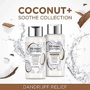 RE-fresh Scalp Care - Anti-Dandruff Shampoo and Conditioner Set - Coconut + Soothe