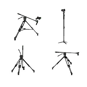 MOZA Slypod Pro Monopod Motorized Motion Camera Slider Accurate Position & Speed Control Extend Out 520mm Maximum Speed 40mm/s with Pan and Tilt Head & Tripod