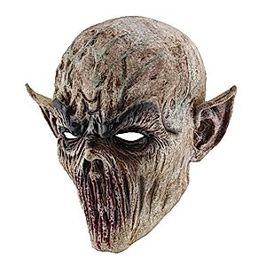 Hophen Scary Halloween Mask Terror Ghost Devil Mask Dance Party Scary Biochemical Alien Zombie Caps Mask