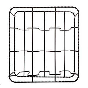 Home Zone Living Wine Rack - Countertop Freestanding Holder, Stores up to 9 Bottles