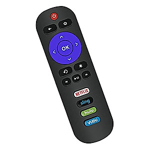Replacement for JVC Roku TV Remote Control, Compatible with All JVC Roku Smart TVs