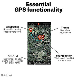 onX Elite: Nationwide Digital Map Membership for Phone, Tablet, and Computer - Color Coded Land Ownership - 24k Topo - Hunting Specific Data - Updates Hunt Chip