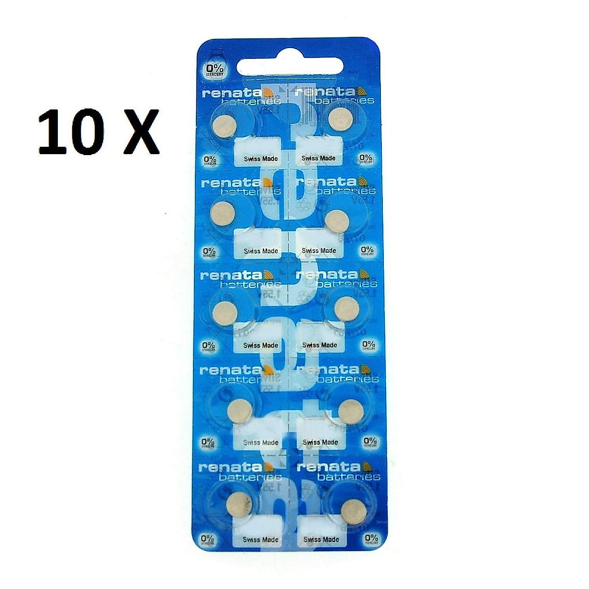 10 x 377 Renata Swiss Made Lithium Coin Cell Battery SR626SW