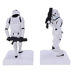 Nemesis Now Officially Licensed The Original Stormtrooper Bookend Figurines, 18.5cm, White