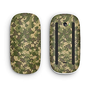 Design Skinz Military Camouflage V2 Vinyl Decal Compatible with The Apple Magic Mouse 2 (Wireless, Rechargable) with Multi-Touch Surface