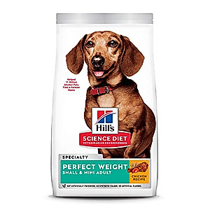 Hill's Science Diet Adult Perfect Weight Small & Mini Chicken Recipe Dry Dog Food, 15 lb. Bag