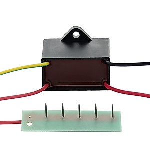 Shopcorp 110-120VAC Variable Density Negative Ion Generator Module – Air Ionizer with Micro Needles Stainless Steel Pin for Static Grass Applicators and Other Devices