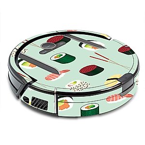 MightySkins Skin Compatible with Shark Ion Robot R85 Vacuum - Sushi | Protective, Durable, and Unique Vinyl Decal wrap Cover | Easy to Apply, Remove, and Change Styles | Made in The USA