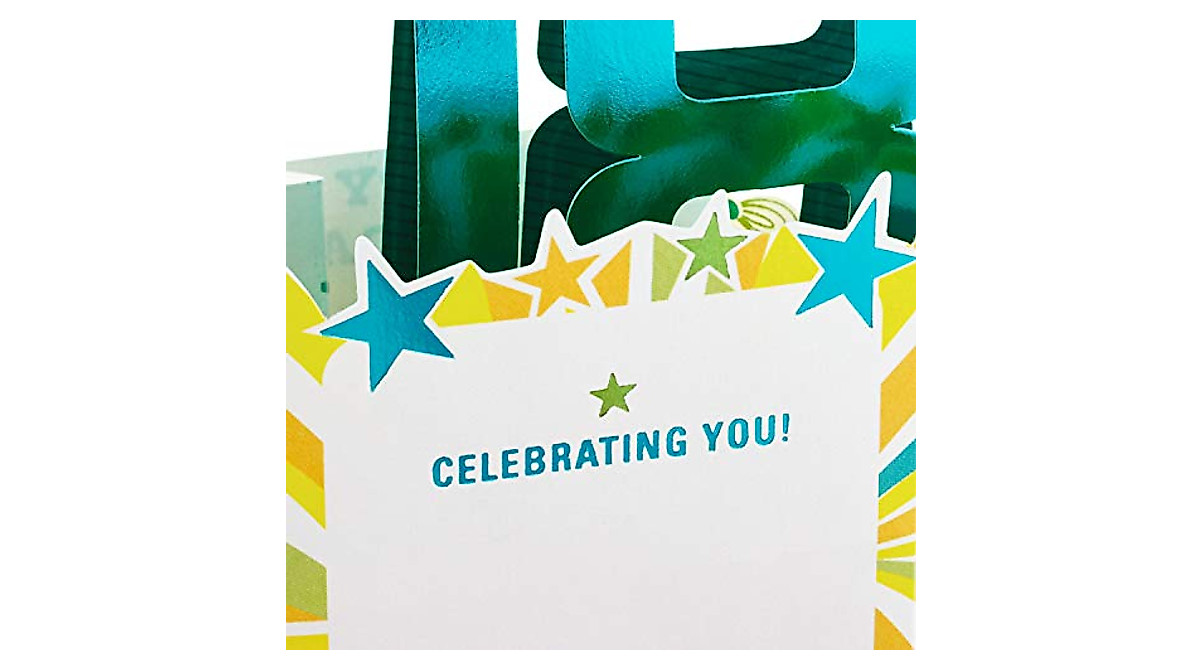 Hallmark 80th Birthday Pop Up Card - Celebrate in Style