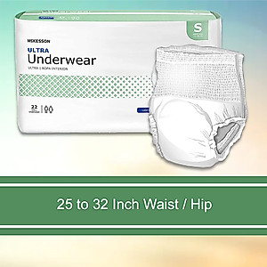 McKesson Ultra Underwear, Incontinence, Heavy Absorbency, Small, 88 Count