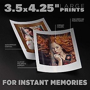 Polaroid POP 2.0 2 in 1 Instant Print Digital Camera (Blue) 10 Pack Bundle