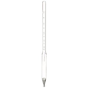 Chase Instruments 31500 Dual Scale Baume Heavy Specific Gravity Hydrometer, 1.000-1.450 Graduation Range, 0 to 45 Range, 0.005mm Interval, 300mm Length