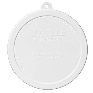 Corelle 418-PC White Cereal Bowl Plastic Lid (4-Pack)