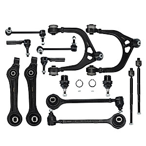 MPLUS Front Suspension Control Arm Kit fits For Chrysler 2005-2010 300 RWD ONLY, For Dodge 2008-2010 Challenger RWD ONLY, 2006-2010 Charger RWD ONLY, 2005-2008 Magnum RWD ONLY