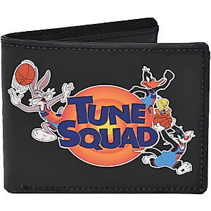 Concept One Warner Bros Space Jam A New Legacy Tune Squad Bifold Wallet in a Decorative Tin Case, Multi
