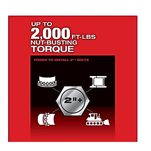 Milwaukee 2868-20 M18 FUEL 1 in. D-Handle High Torque Impact Wrench TOOL ONLY