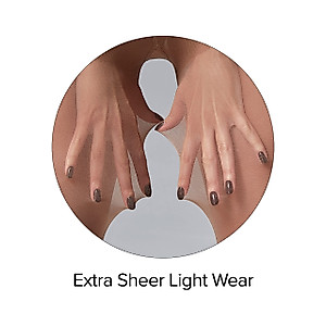 TouchUps Ultra Sheer Stocking Silk Reflections Control Premium Pantyhose Sheers Stockings (as1, alpha, xx_l, regular, regular, White)