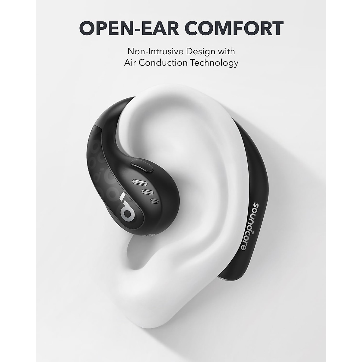 Soundcore by Anker AeroFit Pro Open-Ear Headphones with Life P3 Noise Cancelling Earbuds, Ultra-Comfort, Secure Fit, Ergonomic Design, Rich Sound with LDAC, IPX5 Water-Resistant, 46H Playtime