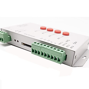 T1000S T-1000S SD Card for WS2801 WS2811 LPD6803 led Pixel Controller RGB Full Color DC5V-24V RGB Play Video SPI