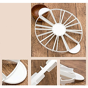 Cake Portion Marker Cake Cutter Slicer Cheesecake Cutter for Even Slices,Round 14/16 Piece Double Sided Cake Portion Marker Cake Divider Baking Tool for 10 Inch Diameter