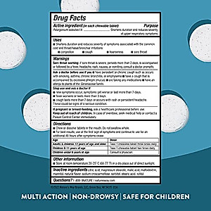 Nature's Way Umcka ColdCare Shortens Duration & Reduces Severity, Cherry Flavored, 20 Chewables