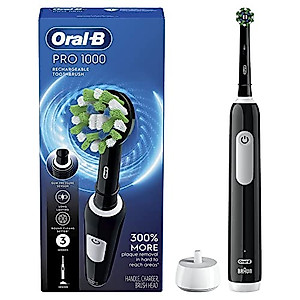 Oral-B Pro 1000 Rechargeable Electric Toothbrush, Black