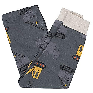 GerberBaby BoysToddler Snug Fit 4-Piece Pajama SetDump Truck Grey2T
