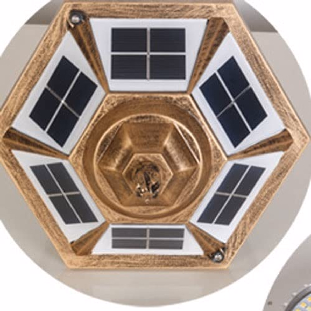 XMFXIAO Classic European Household Metal Pillar Lamp Simple Villa Wall Decoration Wall Headlight IP65 Level Garden Lighting Lawn Lamp Solar and City Electricity Dual-Purpose Lighting Equipment