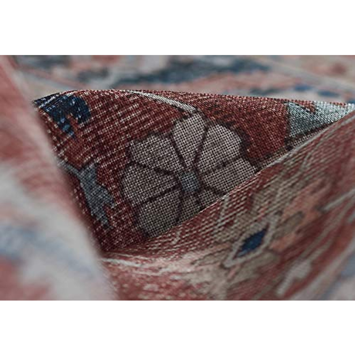 Novogratz by Momeni Rugs Doheny Polyester Rust Area Rug 7'6" X 9'6" (DOHENDOH-1RST7696)