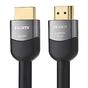 Zeskit Cinema Plus 4K 16ft CL3 in Wall High Speed with Ethernet HDMI 2.0b Cable, Compatible with Dolby Vision 4K 60Hz HDR ARC 4:4:4 18Gbps HDCP 2.2