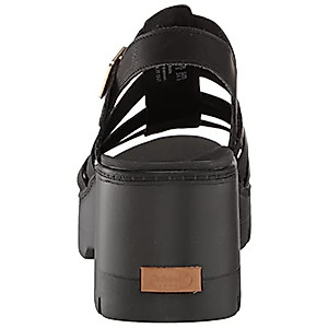 Dr. Scholl's Shoes Women's Check It Out Wedge Sandal, Black, 10