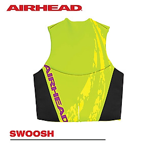 Airhead Swoosh Kwik-Dry Neolite Life Jacket, US Coast Goard Approved Type III Life Jacket, Adult and Youth Sizes