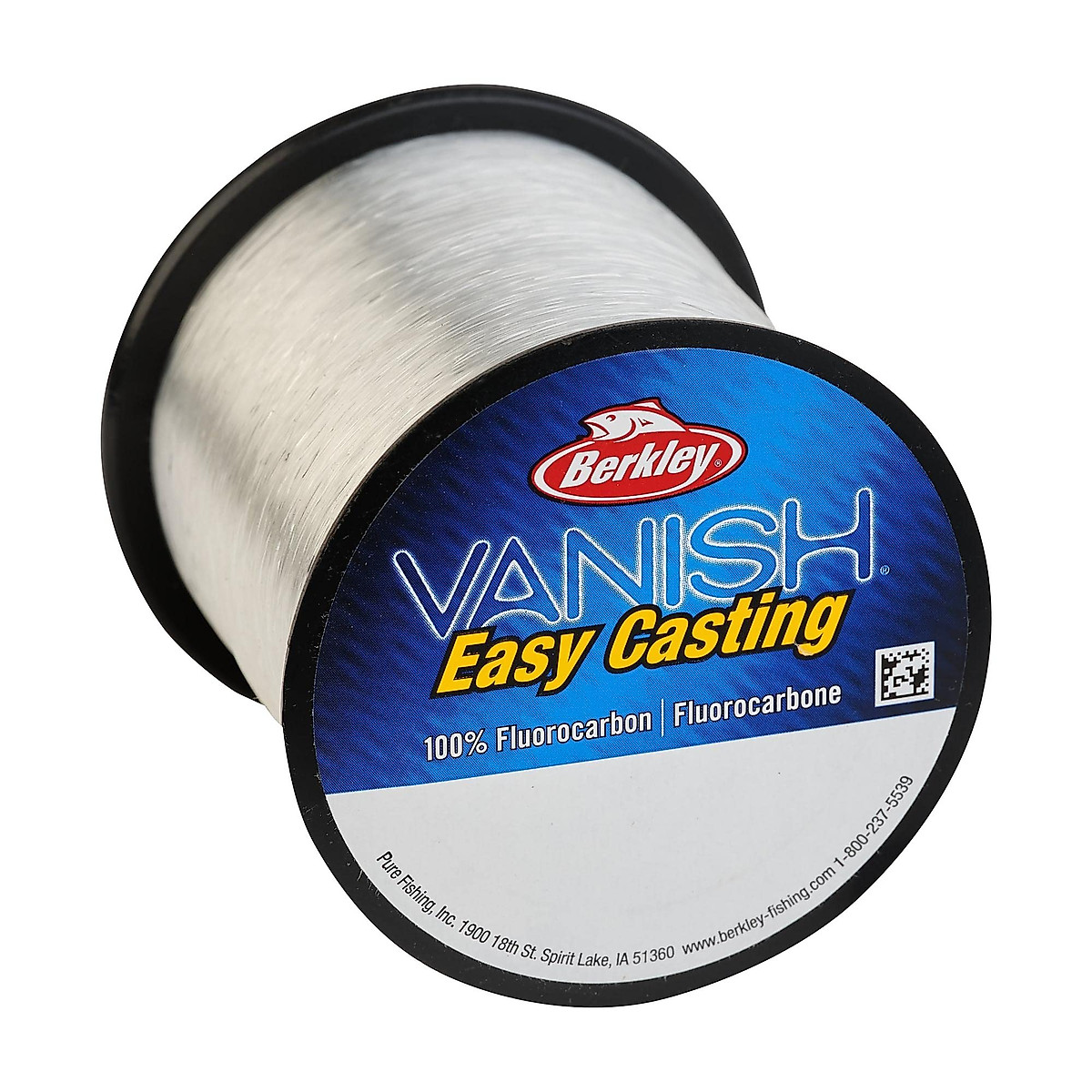 Berkley Vanish®, Clear, 40lb | 18.1kg, 350yd | 320m Fluorocarbon Fishing Line, Suitable for Saltwater and Freshwater Environments