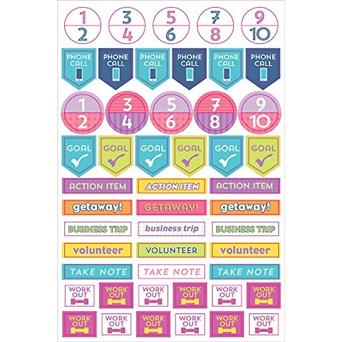 Peter Pauper Press Essentials Weekly Planner Stickers (Set Of 575 Stickers)