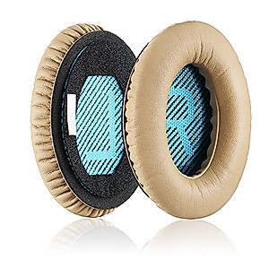 QC25 Replacement Ear Pads, JARMOR Ear Cushion Kit for Bose QuietComfort25, QC35, QuietComfort2, Quiet Comfort 15, Ae2, Ae2i, Ae2w, Sound True, Sound Link Headphones (Apricot)