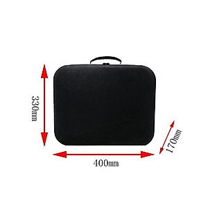 VR Storage Bag Compatible for PSVR2/PS5 VR2, Carrying Case Cover for VR Gaming Glasses Portable EVA Hard Travel Box for Virtual Reality Headsets Multifunctional Suitcase Pouch for VR Controller