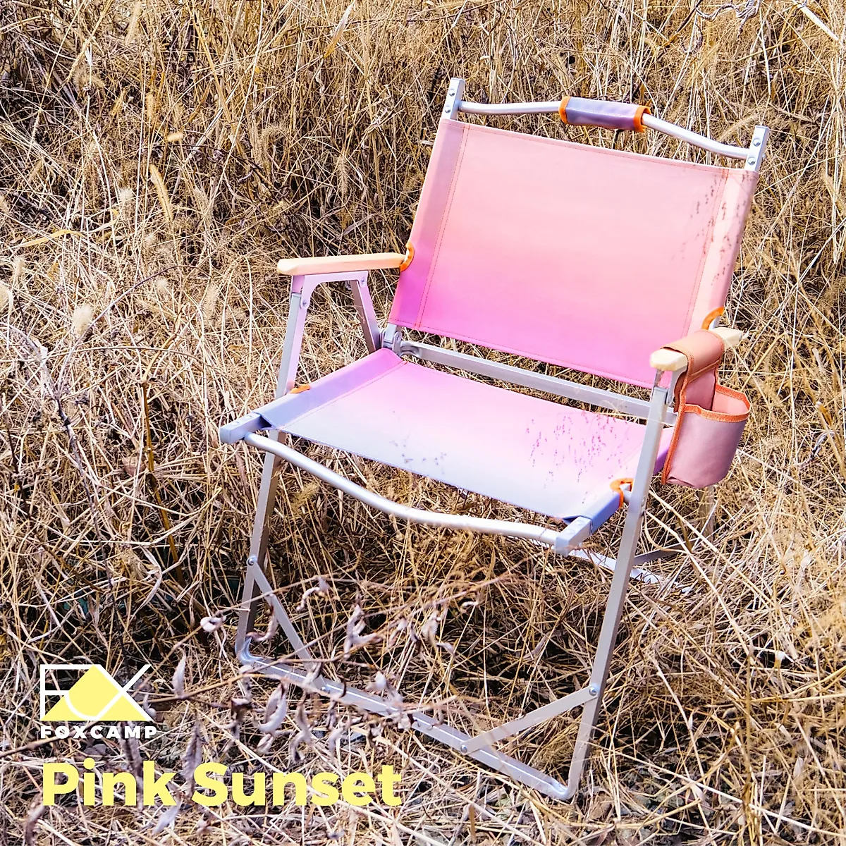 FOXCAMP Lightweight Camping Chairs | Portable Folding Chair | Beach Chair | Stylish Design with Wood Handles | Heavy Duty 330 lbs | Ultralight 5 lbs | Beach, Picnic, Concerts, BBQ